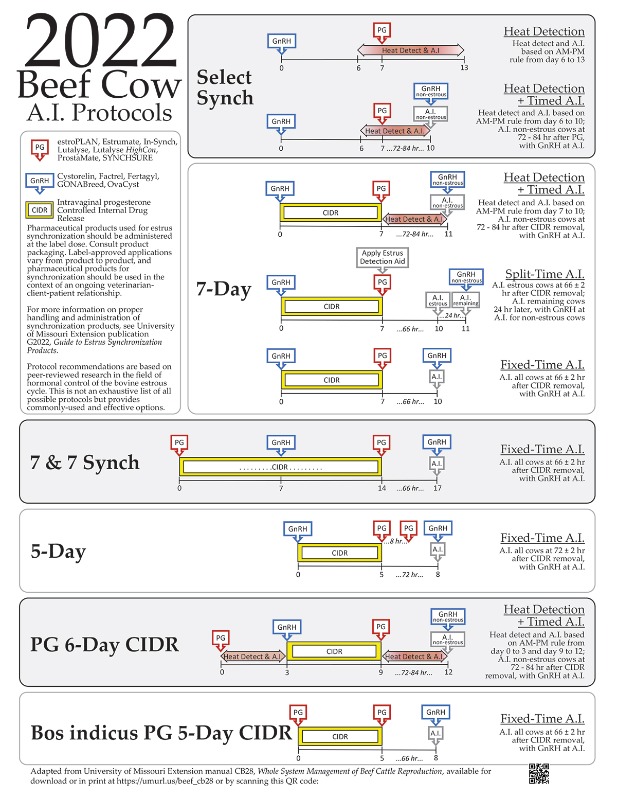 Beef Cow Synch Protocols - Select Sires Beef